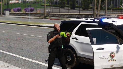 LAPD 40MM Less Lethal Launcher and Projectile 1.0.0 - 武器模组 - LSPDFRCN